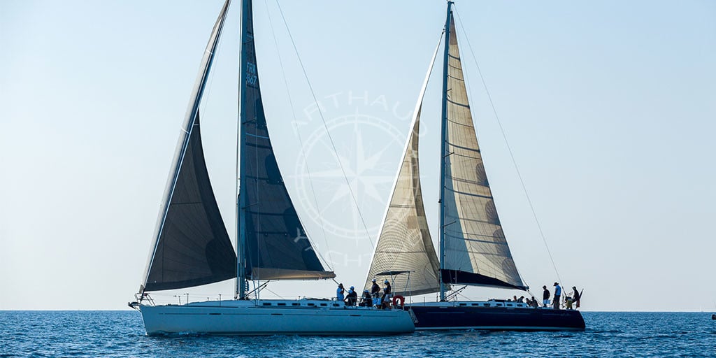 Sailboat rental for a regatta in Antibes on the French Riviera | Arthaud